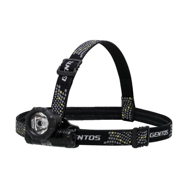 メーカー名：ジェントス株式会社/GENTOSシリーズ名：COMPACT HEADLIGHT●明るさ(lm)：120●色：黒●本体サイズ（約）：W63.0×H49.9×D51.8mm●最大点灯時間(h)：13●保護等級：IPX4(防滴)●照射...