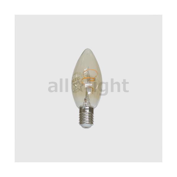 メーカー：ALEGシリーズ名:Spiral Filament LEDサイズ:外径35mm x 長さ98mmカラー:アンバー機能:調光対応口金:E17消費電力:4W全光束:445lm定格寿命:15,000h色温度:2,200KRa:90関連キ...