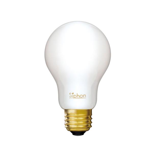 メーカー： BeatSonic / ビートソニック 　　 シリーズ名： OnlyOne Siphon The Bulb A60(ザ・バルブ60) [White]全光束（lm）：400 (35W相当)定格寿命（h）：15000入力電流(A):...