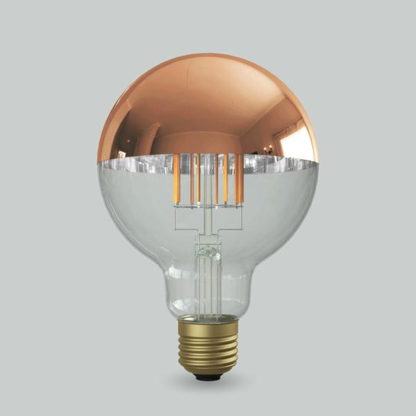 メーカー： BeatSonic / ビートソニック 　　 シリーズ名： OnlyOne Siphon Ball95(ボール95) [Copper mirror]全光束（lm）：600 (55W相当)定格寿命（h）：15000入力電流(A):...