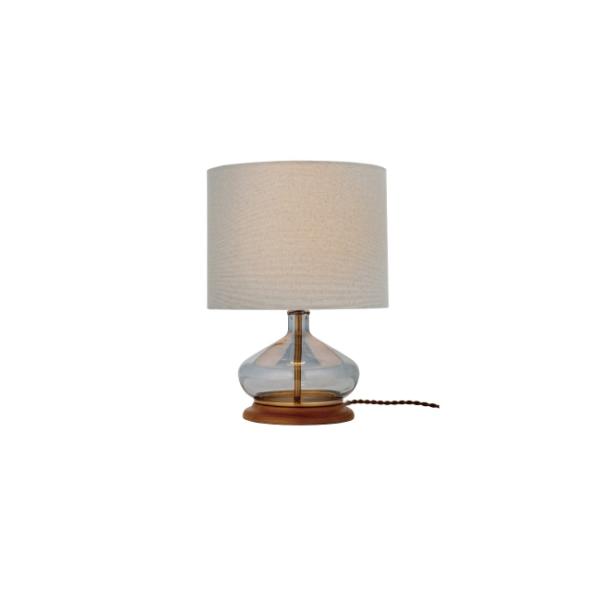 メーカー： 株式会社インターフォルムシリーズ名：Lorencio ロレンシオサイズ 全体:φ25×H34.5cmセード:φ25×H19cmコード 210cm重量 1.0-1.1kg素材 ガラス、布、スチール、木点灯 ロータリースイッチ(点灯...