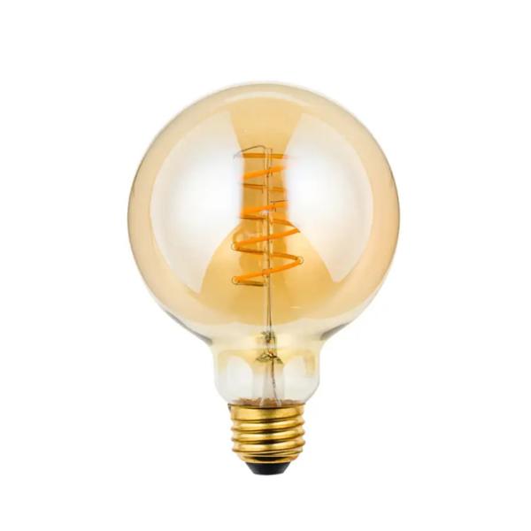 メーカー： スワン電器 / SWAN シリーズ名：LED SWAN BULB　BALL　G95 シリーズサイズ：φ95XH140mmカラー：クリア重量：0.06kg素材：ガラス・スチール機能：調光対応口金：E26 消費電力（最大）：4W器具...