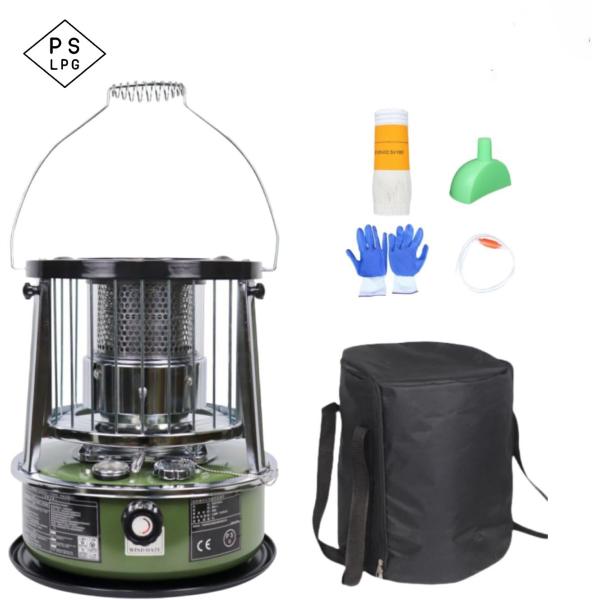 適用人数：3〜5人適用環境：通常の屋外環境燃料の種類: 灯油最大燃焼時間：21時間重量:5kgストーブカテゴリー：石油ストーブ平均沸騰時間:10分特徴：1. 小型軽量で屋内外で使用可能2. 美しい外装塗装は、1200℃までの温度に耐える特殊...