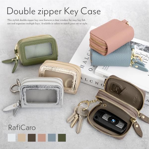 【複数の鍵をまとめて収納】仕分け可能な2ルーム仕様で、スマートキーやお家の鍵をすっきり収納できるキーケースです。スマートキーを入れたままボタン操作できるクリア窓は、キズの目立たないマットタイプ。表地には高級感があり手触りの優しい本革を使用。...