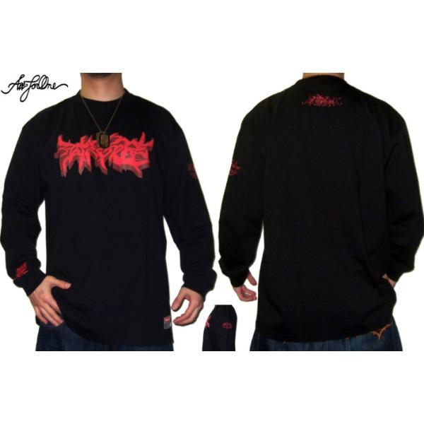 AFO 「KYASONE」が放つグラフィック ロンT 入荷ですミドルスクールにおける「赤、黒」のDOPEな配色NEWERA（ニューエラ）やキックスとのカラーコーディネートでストリートファッションが楽しめる逸品【画像】サイズ：トップス XXL...