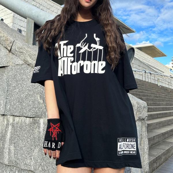 「アルパチーノ」「マーロンブロンド」主演 不朽の名作「ゴッドファーザー」パロディー ティーシャツ【GOD FATHER】ゴッドファーザー：マリオ・プーゾの小説をフランシス・フォード・コッポラ監督が映画化したマフィア映画不朽の名作【素材】コッ...