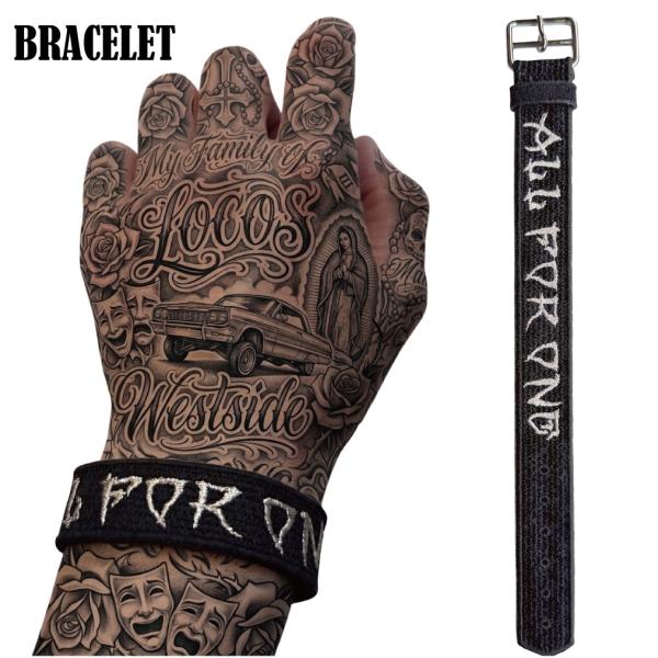 BRACELET / ブレスレット軽量に刺繍で仕上げた 「ブレスレット」刺繍ならではの素晴らしい輝きが楽しめるセレブリティーな逸品【サイズ】横 アジャスター調整可能縦20mm / 横230mm （内容１本）【素材】レーヨン