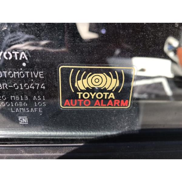 新品トヨタ純正 セキュリティアラームラベル 74515-33020 盗難警報装着車 ステッカー クラウン プリウス カムリ
