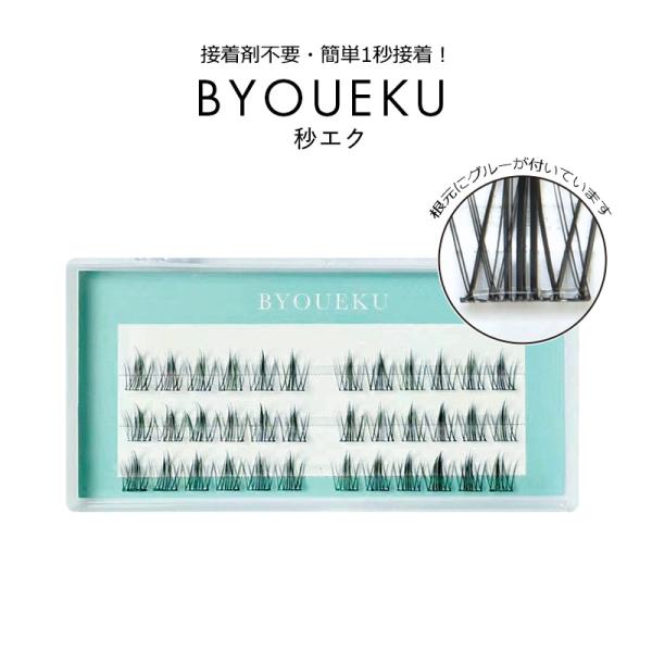 【商品特徴】簡単3ステップで速攻メリハリ顔が完成！根元に接着剤がついているのでそのまま装着することができる！簡単１秒装着可能。【使用方法】1,前処理を必ず行って、自まつ毛に何も塗布しないでください。2,自まつ毛の下に張り付ける。3,ツイーザ...