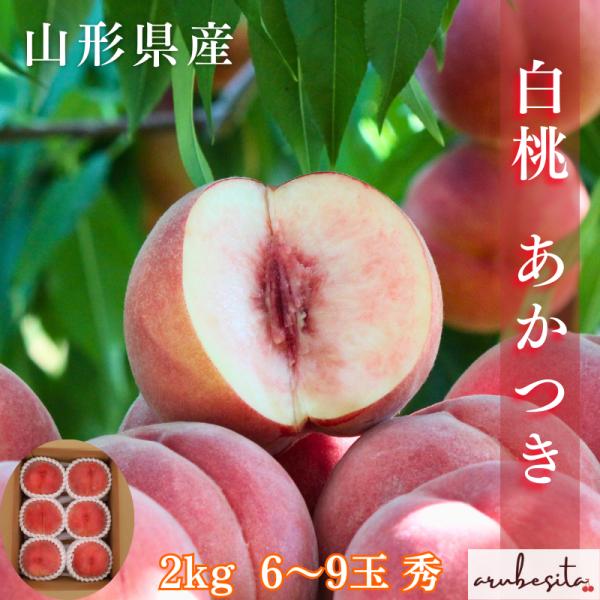 夏白桃といえば８月前半のあかつき。美しい赤色の果皮に、純白とほんのり紅色が混じった果肉。　　　　　　　　　　　　とても甘く程よい酸味で口の中でとろけ、果汁が溢れだし至高の味が楽しめます。夏の暑い時期に癒される香りと甘みをぜひご堪能ください。...