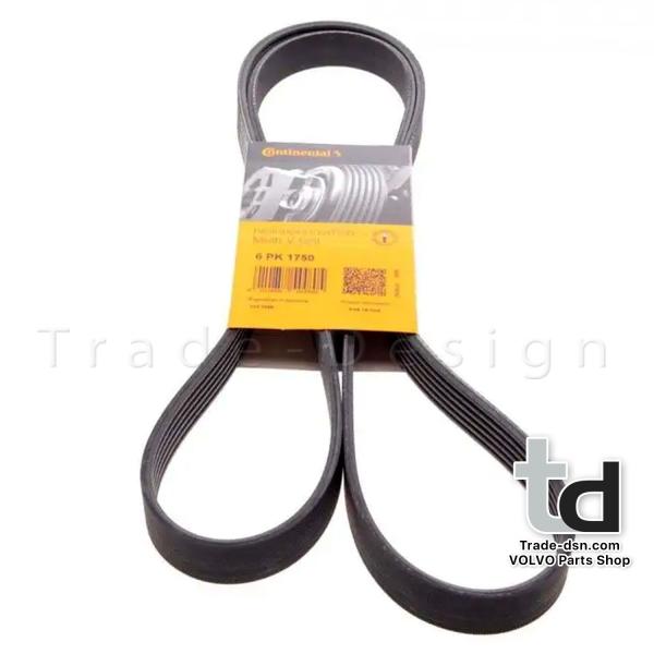 ほとんどの850/旧70は6PK1750サイズ（VOLVO純正# 9186352) に適合していますが、94年以前の一部車種や並行輸入車等には(6PK1267や6PK1623サイズ)を用いている場合があります。　ご注文前に現車に付いているベ...