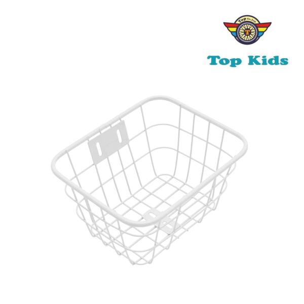 ケッターサイクル専用 ワイヤーバスケット。最上部のパイプを太くし、軽さと頑丈さを両立したスチール製。取付用パーツが付属します。※取り付けは自転車専門店にご依頼ください【寸法】商品外寸：約215×265×155mm【重量】約600g（取付パー...