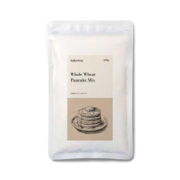 北海道産の全粒粉を100％使用したパンケーキミックスです。石臼挽きで仕上げた小麦本来の香りと甘み、全粒粉ならではの香ばしさや栄養価をそのまま閉じ込めました。しっとり、もっちりとした食感が特徴で、ご家庭でも手軽に健康的で美味しいパンケーキをお...
