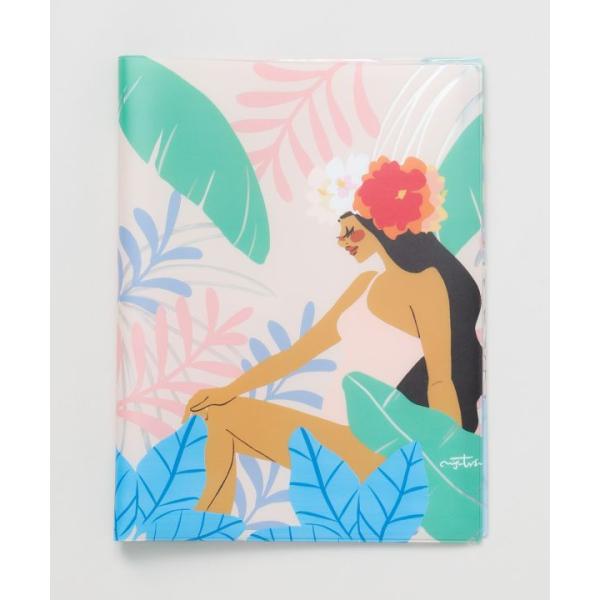 大人気 イラストレーター、マイティ・スーのイラストマイティ・スー A4ファイル クリアポケット人気の'Mighty Su'アートが描かれたA4ファイルカバー。トロピカルな植物と笑顔のフラガールが印象的なデザイン。20ポケットのリフィル付きで...