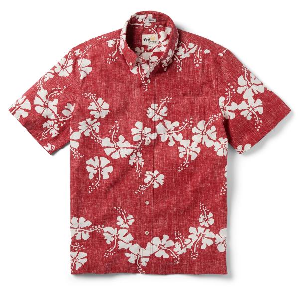 50TH STATE FLOWER50番目の州：ハワイハワイの州花：ハイビスカスハワイを代表する花 ハイビスカスレインスプーナーでは定番のデザインです。サイズＸＳ：胸幅55cm　肩幅45cm　丈72cm　袖丈23cmＳ：胸幅58cm　肩幅4...