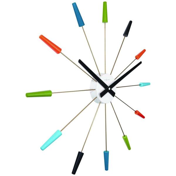 「Plug-Inn」は、Frits Vink（フリッツ・ヴィンク）によるデザインの大型の無音壁掛け時計で、私たちのベストセラーデザインです。カラフルでありながらも少しノスタルジックな配色のプラグで、ミッドセンチュリーなテイストのインテリアに...