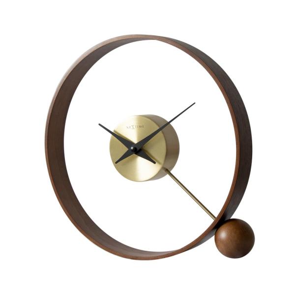 「Orbit GD」は、時を美しく漂わせるミニマルな時計です。ゴールドの文字盤と木のフレームが調和し、まるで惑星が軌道を描くように、 日々の時間に優雅な動きをもたらします。シンプルな中に洗練された存在感を感じるデザインが、どんな空間にもアー...