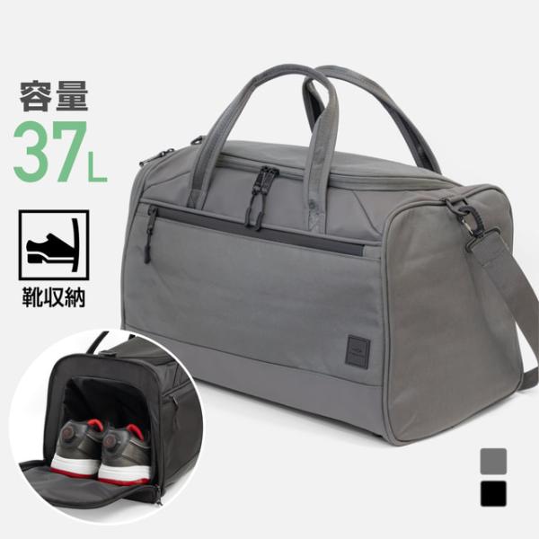 ◇シューズ収納ゴルフラウンドの着替えがしっかり入るゴルフ以外のスポーツバッグにも最適 ■カラー： グレー ブラック ■素材：ポリエステル ■サイズ(W×D×H)：48×27×29cm ■生産国：ベトナム ■2026年モデル26SS アルペン...