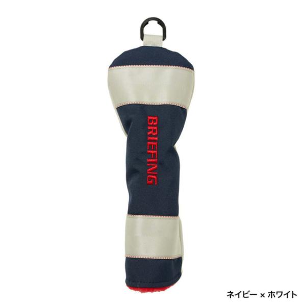 ◇別注キャディバッグに連動したカラーリングを落とし込んだヘッドカバー。 ■カラー(メーカー表記)：ネイビー×ホワイト(078：NAVY×WHITE) ■素材：ポリエステル100％ ■対象ヘッド体積(cc)：150 ■付属番手(No.)：3....