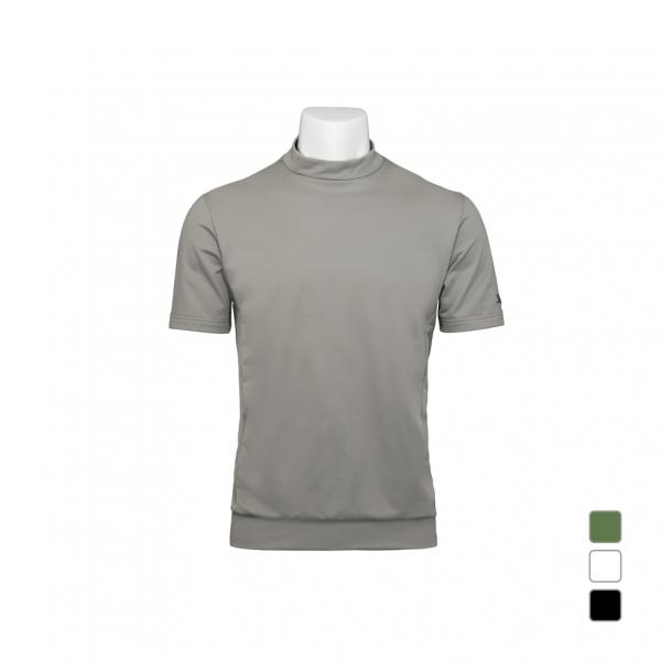 ◇肌触りがよく軽やかな着心地の薄手裏毛素材を使用した半袖モックシャツ ◇UVケア・ストレッチ ■カラー： カーキ ホワイト グレー ブラック ■素材：ポリエステル61％ 複合繊維(ポリエステル)39％ ■ネックタイプ：ハイ ■タイプ：被り ...