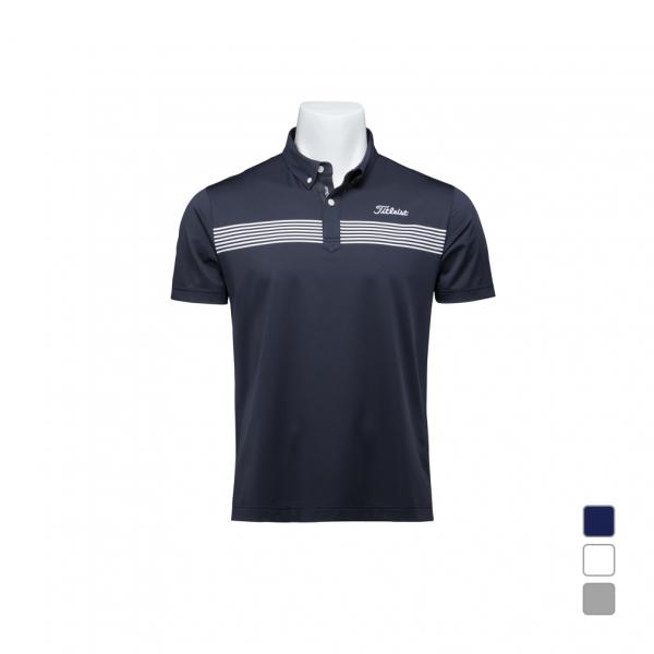 ◇胸元のストライプラインがスポーティな印象を与えるボタンダウンデザイン ◇吸水速乾・UVケア・ストレッチ ■カラー： ネイビー ホワイト ライトグレー ■素材：ポリエステル94％ ポリウレタン6％ ■ネックタイプ：その他 ■タイプ：被り ■...