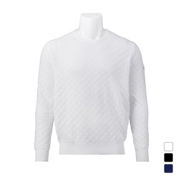 ◇ハイゲージで薄手、春先から梅雨まで着られるベーシックニット ■カラー： ホワイト ブラック ネイビー ■素材：コットン49％ ポリエステル48％ ナイロン2％ ポリウレタン1％ ■ネックタイプ：クルー ■タイプ：被り ■生産国：中国 ■2...