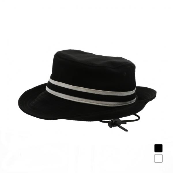 ◇クラウン部分の配色ラインデザインがポイントのハット。スピンドルはストッパー穴から抜き取ることで取り外し可能。内側の面ファスナーでサイズ調節が可能。UPF50＋機能付き。内側のビン皮部分は吸水速乾機能付き。 ■カラー： ホワイト ブラック ...