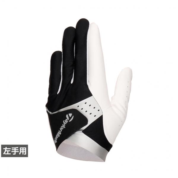 ◇独自のリスト設計により手首のストレスを軽減。スマートウォッチの誤作動を削減し快適なプレーを実現。 ◇スマートウォッチ対応 ■カラー(メーカー表記)：ホワイト×ブラック(26213：ブラック/ホワイト) ■素材(掌)：合成皮革 ■左右：左手...