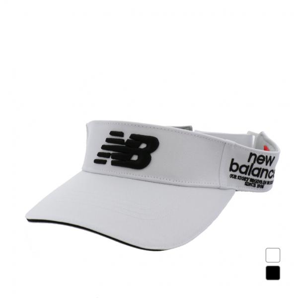 ◇コットンツイル素材にNBロゴ3D刺繍とサイドのブランドロゴを配した、ニューバランスの定番サンバイザー ◇吸汗速乾すべり/サイズアジャスター機能/頭囲：58cm/庇：8cm ■カラー： ホワイト ブラック ■素材：コットン ■帽子タイプ：バ...