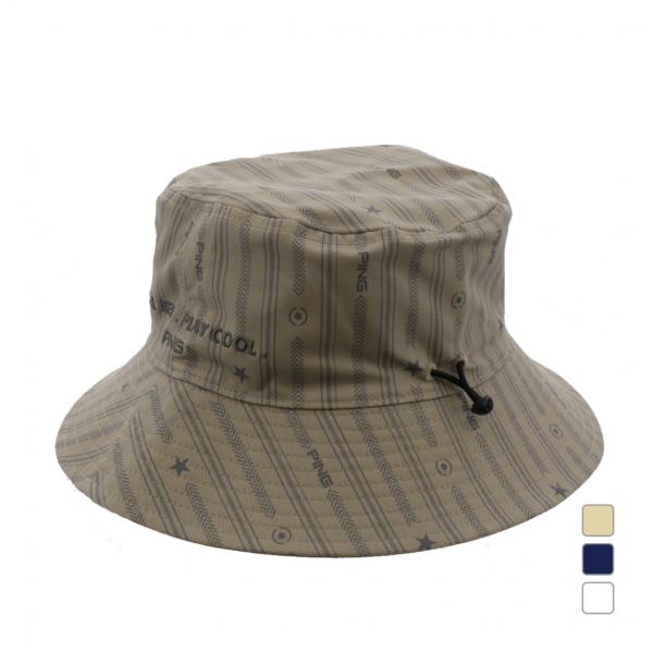 ◇ストライプの柄とカラーがコーディネートのアクセントになるハット。 ◇頭周り：57cm/リバーシブル/サイズ調節可 ■カラー： ベージュ ネイビー ホワイト ■素材：ポリエステル100％ ■帽子タイプ：つば有 ■サイズ： F(フリー)：頭周...