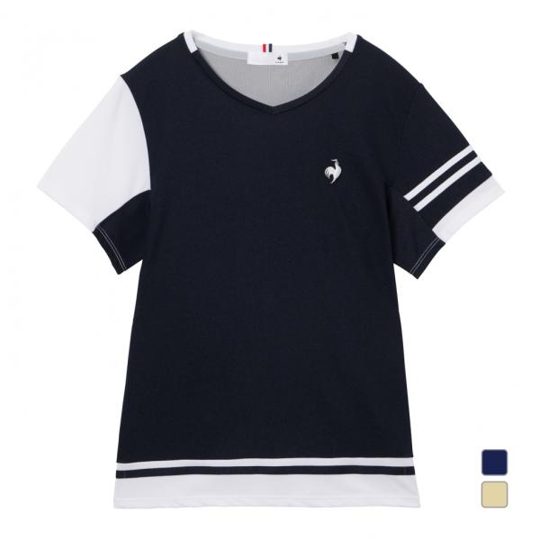 ◇接触冷感、UPF30、消臭、JTA公認◇デザインポイント 暑い季節にも心地よいルコックスポルティフ至上一番冷たい接触冷感素材を採用したゲームシャツ。ナイロンよりも熱伝導率が高く、冷たく感じるポリエチレン混素材を肌面に採用。4大臭(アンモニ...