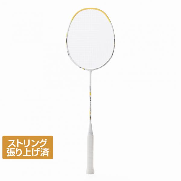 ◇公式試合で使用できるバドミントン協会合格ラケット軽量フルカーボン製部活生の最初の一本にオススメ!!■カラー:ホワイト×イエロー■素材:カーボン■長さ:675mm■重量:84g■生産国:中国■2026年モデルアルペン alpen スポーツデ...