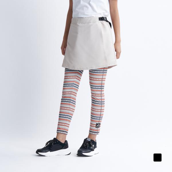 ※ブラウザやお使いのモニター環境により、掲載画像と実際の商品の色味が若干異なる場合がございます。◇アウトドアらしいデザインのレギンス。BLKとGRNはワッフル素材、MULは肌触りなめらかな質感の素材■カラー(メーカー表記)：マルチカラー(M...