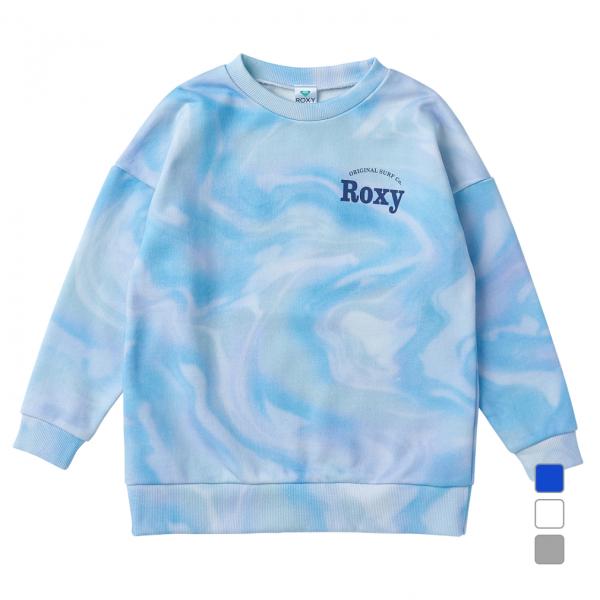 ※ブラウザやお使いのモニター環境により、掲載画像と実際の商品の色味が若干異なる場合がございます。◇ミニ裏毛のクルーネックプルオーバートップス。バックには立体感が特徴のブラシ刺繍で、ROXYのロゴ■カラー(メーカー表記)：ブルー(BLU)ホワ...