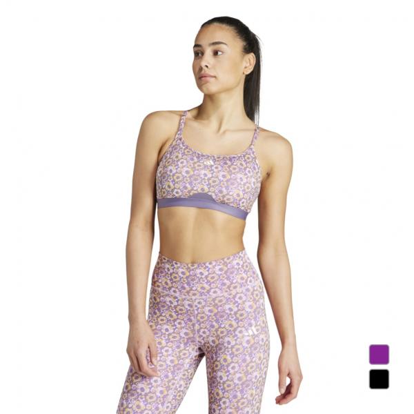 ◇このアディダス ライトサポート ワークアウトブラは、細いストラップのフェミニンなデザインと気分が明るくなるフローラルプリントの組み合わせ。バーエクササイズやピラティスのクラスで身体をドライに保つ、AEROREADYテクノロジーを採用。また...