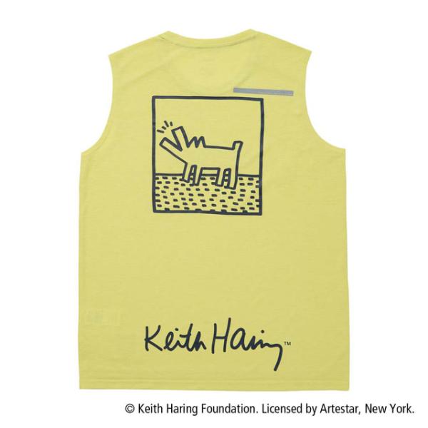 ◇ランニング ユニセックスノースリーブTシャツ◇アーティストKeith Haring(キース・ヘリング)からインスパイアされたコレクション。◇通気性が良いドライタッチのランニングTシャツ◇吸水速乾、UVカット■カラー:レモンイエロー■素材:...