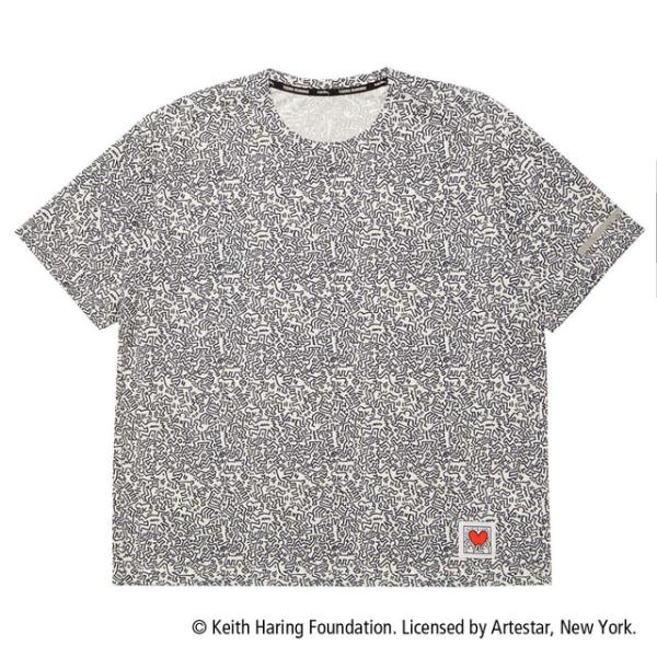 ◇ランニング ユニセックス半袖Tシャツ◇アーティストKeith Haring(キース・ヘリング)からインスパイアされたコレクション。◇通気性が良いドライタッチのランニングTシャツ◇吸水速乾、UVカット■カラー:ホワイト×ネイビー■素材:ポリ...