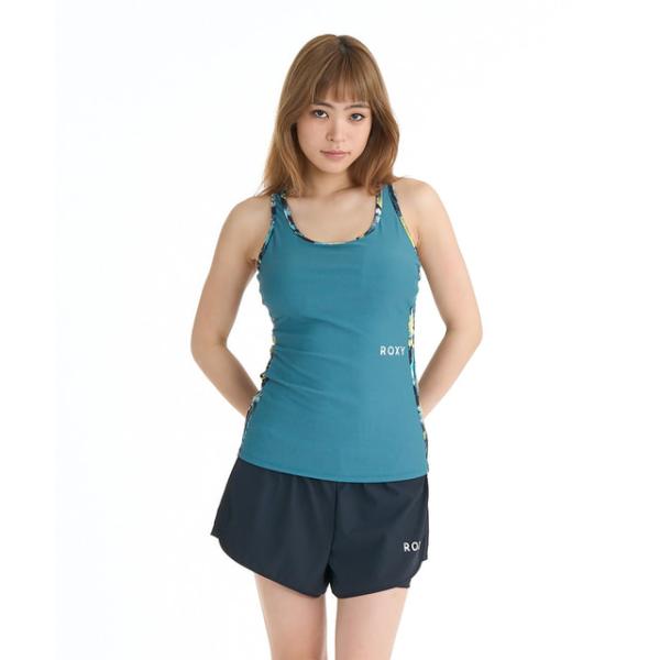 ◇DESIGNTOPS： ・脇の配色切り替えで、スタイルアップ効果のあるデザイン。 ・腕まわりが動かしやすいレーサーバックのカッティング。 ・パッド取り外し可能 ・めくれ防止スナップ付きBOTTOMS： ・ランショーツタイプのボトムス。 ・...