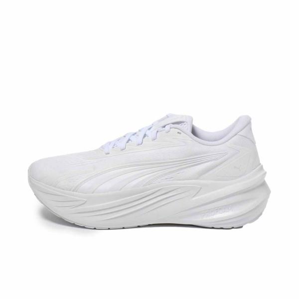 ◇【ALPEN限定商品】抜群の快適性とファッション性を両立したハイブリットスニーカー ■カラー(メーカー表記)： ホワイト(31：PUMA WHITE-FEATHER GRAY-PUMA) ■つま先材：合成繊維+合成樹脂(ポリウレタン)+合...