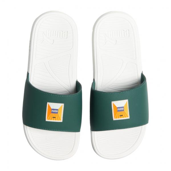 ■カラー(メーカー表記)： ホワイト×グリーン(02：DARK MYRTLE-WARM WHITE) ■甲材(アッパー)：人工皮革 ■底材(ソール)：合成樹脂底(EVA樹脂) ■生産国：カンボジア ■2025 Spring＆Summer モ...