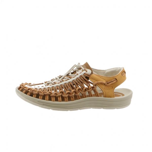 ◇Open Air Sneaker. 2本の紐と1枚のソールから作られた次世代のスニーカー。 ゼロから靴作りの方法を再考し、構想から3年半の月日を経て完成した、革命的且つユニークはハイブリッド・フットウェア。 ■カラー(メーカー表記)： キ...