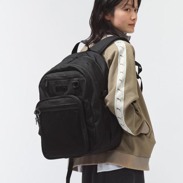■カラー： 01：PUMA BLACK-CAST IRON ■2026 Spring＆Summer モデル  アルペン alpen スポーツデポ SPORTSDEPO カジュアル カジュアル＆スポーツバッグ ディパック スポーツデポ限定 ア...