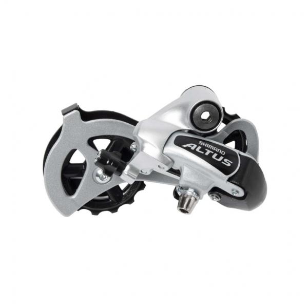 ◇MTBコンポ「ALTUS」シリーズの7/8スピード・リアディレーラー。◇3x7/3x8スピード対応。■カラー：シルバー■シフトタイプ：メカニカル■対応チェーン：HG 7/8speed■対応ロースプロケット(最小/最大)：28/34T■対応...