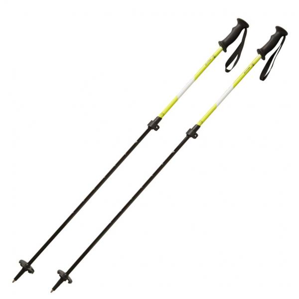 ◇ジュニア用アルミ伸縮スキーポール■カラー：イエロー×ホワイト■生産国：中国アルペン alpen スポーツデポ SPORTSDEPO スキー スキーハード ポール ストック ジュニア キッズ 子供