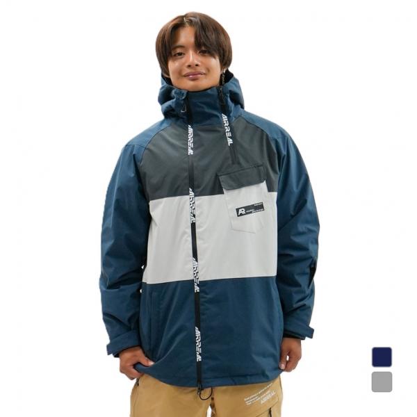エアリアル(AIRREAL)ボードジャケット ARJK-9551-BLK(Men’s) エアリアル メンズ スノーボード ジャケット ユニセックスボード