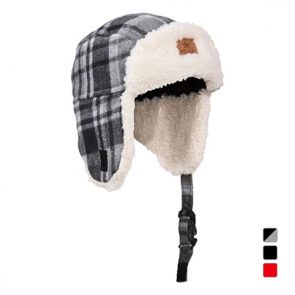 ◇暖かくかわいい、厳しい冬を楽しむための完璧な子供用アビエーターハット◇ウルトラソフトシェルパライニング肌を傷つけないアジャスタブルクローザー■カラー(メーカー表記)：ブラック×ダークグレー(P15933 BLACK TARTAN)ブラック...
