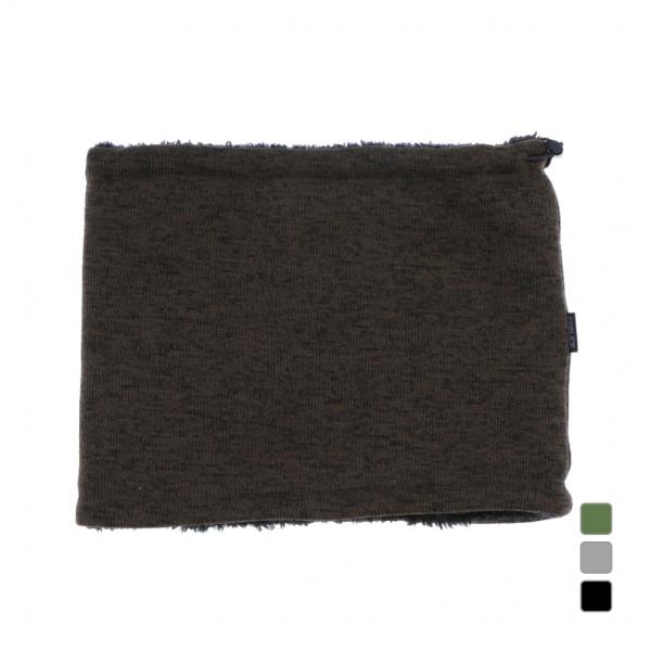 ◇リバーシブルネックウォーマーストッパー仕様で締め付けの調節が可能。ニットフリース×シャギーフリースのリバーシブル仕様。厚手素材を使用しあたたかい。■カラー：カーキダークグレーブラック■素材：表側/ポリエステル100％、裏側/ポリエステル1...