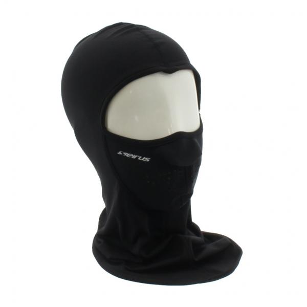 ◇中空糸を高密度に編み込んだ暖かさ抜群の素材ダイナマックスにフェイスマスクを合わせた目出し帽■カラー(メーカー表記)：ブラック(ブラック)■素材：ポリエステル・スパンデックス■生産国：台湾アルペン alpen スポーツデポ SPORTSDE...