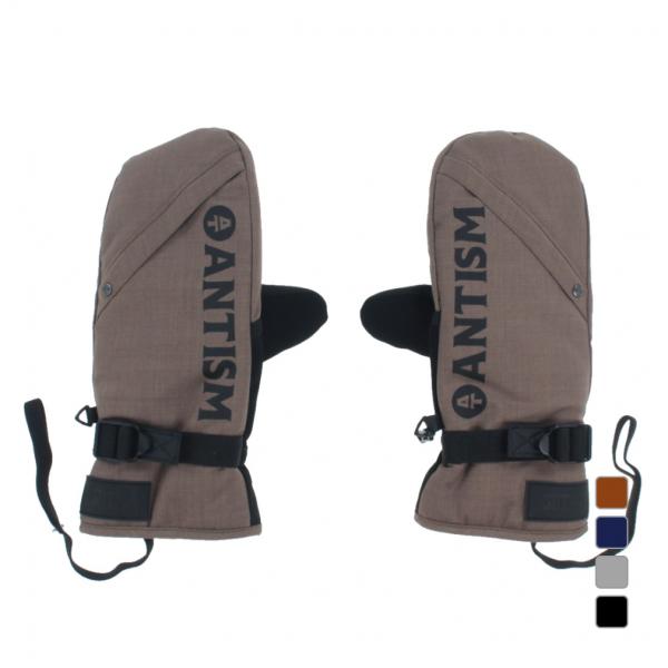 ◇アンティズムのユニセックス、スノーボードグローブ。耐水圧10000mm・透湿性5000g/m2のウェア生地を使用しているので、防水、透湿性に優れてたスノーボードグローブ。■カラー(メーカー表記)：ブラウン(COYOTE)ダークブルー(RE...