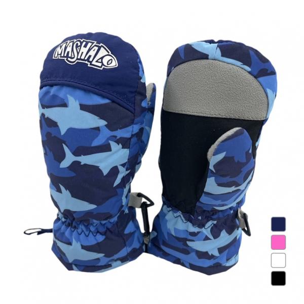 ◇子どもらしいかわいい柄のキッズミトングローブ◇サイドジップ付きでお子様の着脱がしやすい。内側は柔らかいフリース生地なので手を優しく包み込み雪遊び時の冷えを軽減。■カラー(メーカー表記)：ネイビー(NAVY)ピンク(PINK)ホワイト(WH...